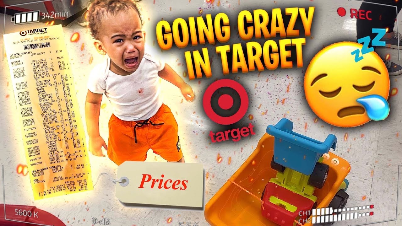TARGET TRIP!!! LET MY TODDLER BUY ANYTHING HE TOUCHED.... - YouTube