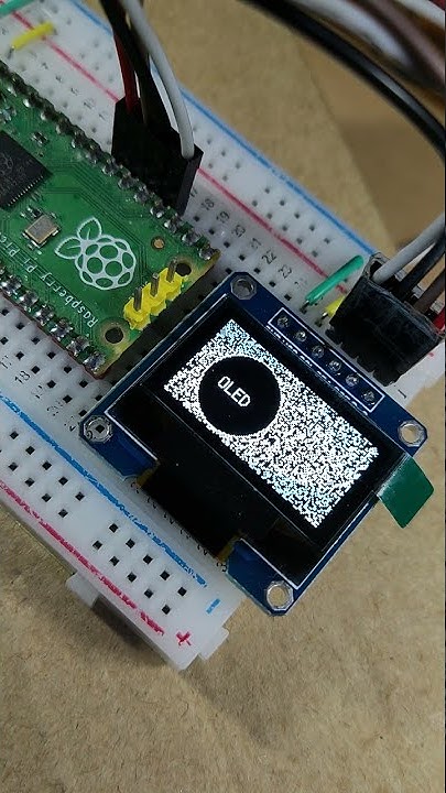 ssd1306 SPI OLED on Raspberry Pi Pico/CircuitPython using displayio - YouTube