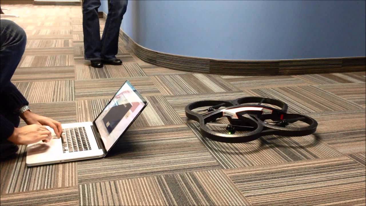 SkyNet Quadcopter with JavaScript - YouTube