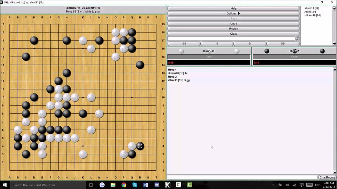 Go Game 1 - Commentated - YouTube