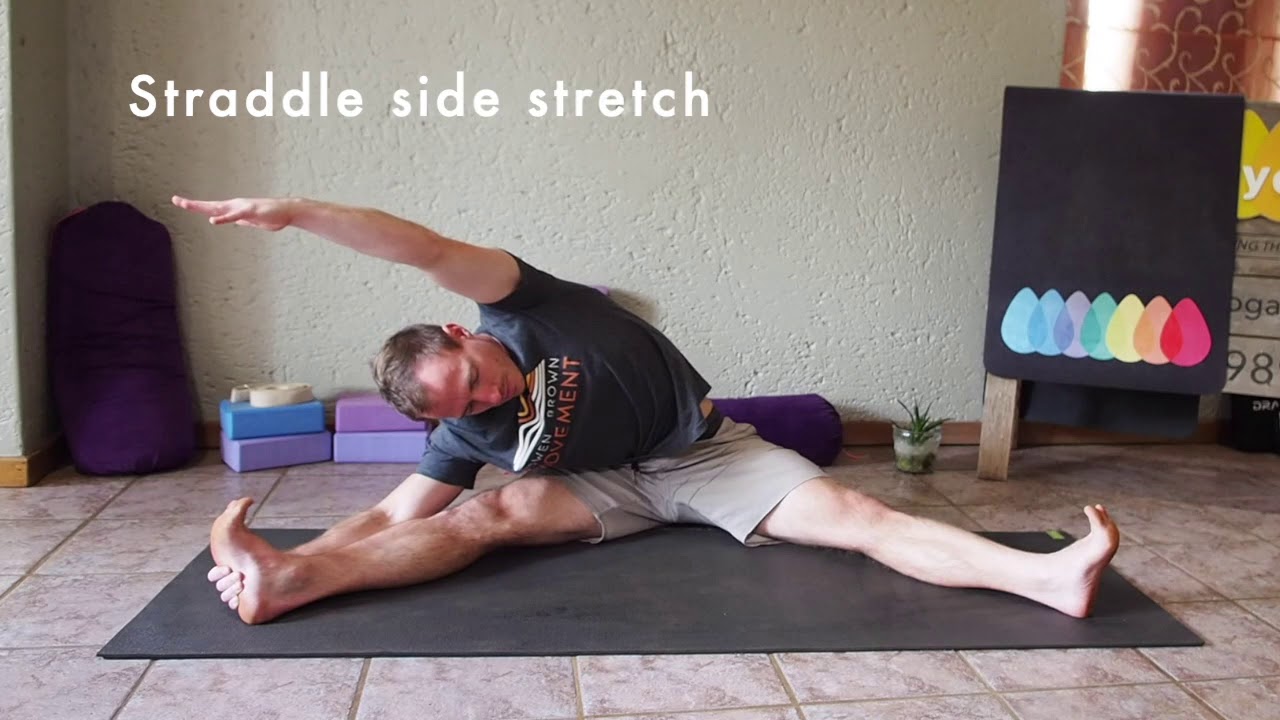 Straddle stretch HD 1080p - YouTube