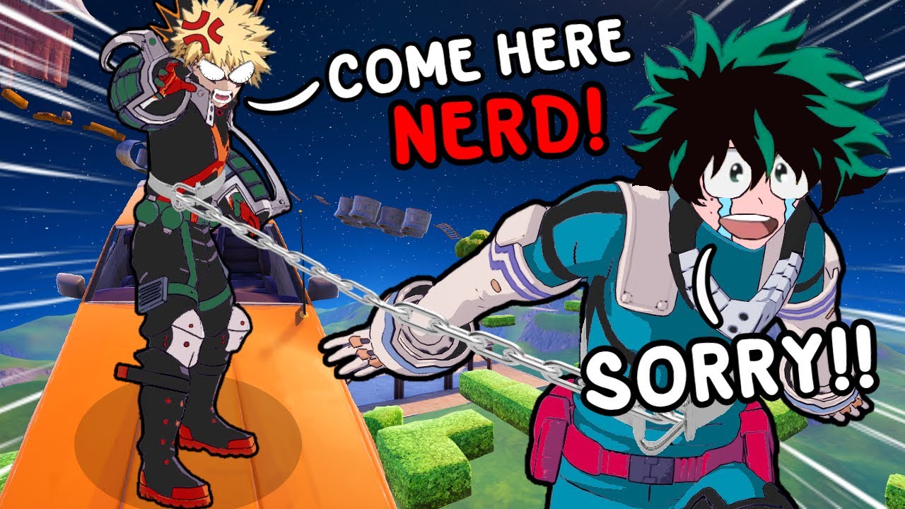 Deku And Bakugo Are STUCK Together?! 😳 (Chained Together) - YouTube