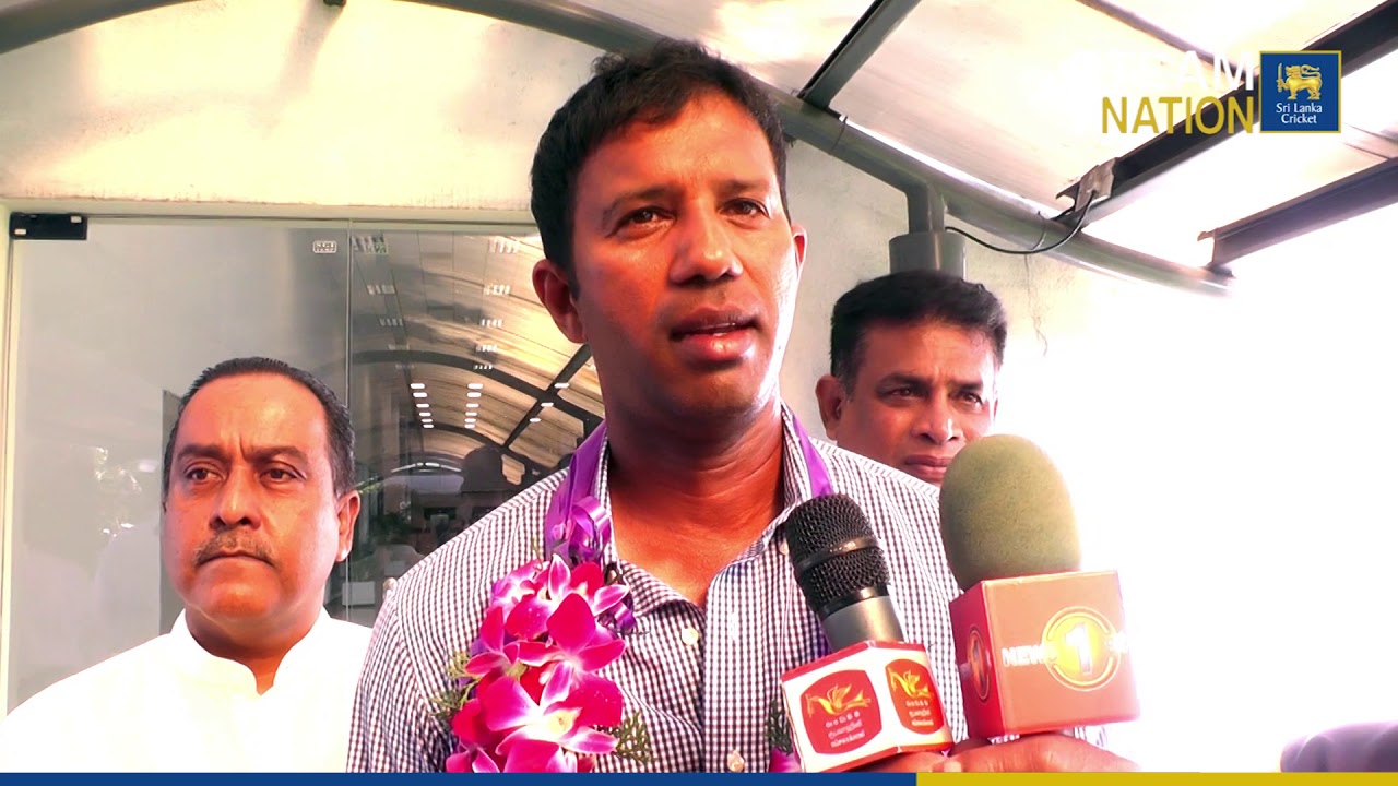 SLC welcomes Mr Kumar Dharmasena, ICC Umpire of the Year 2018 - YouTube