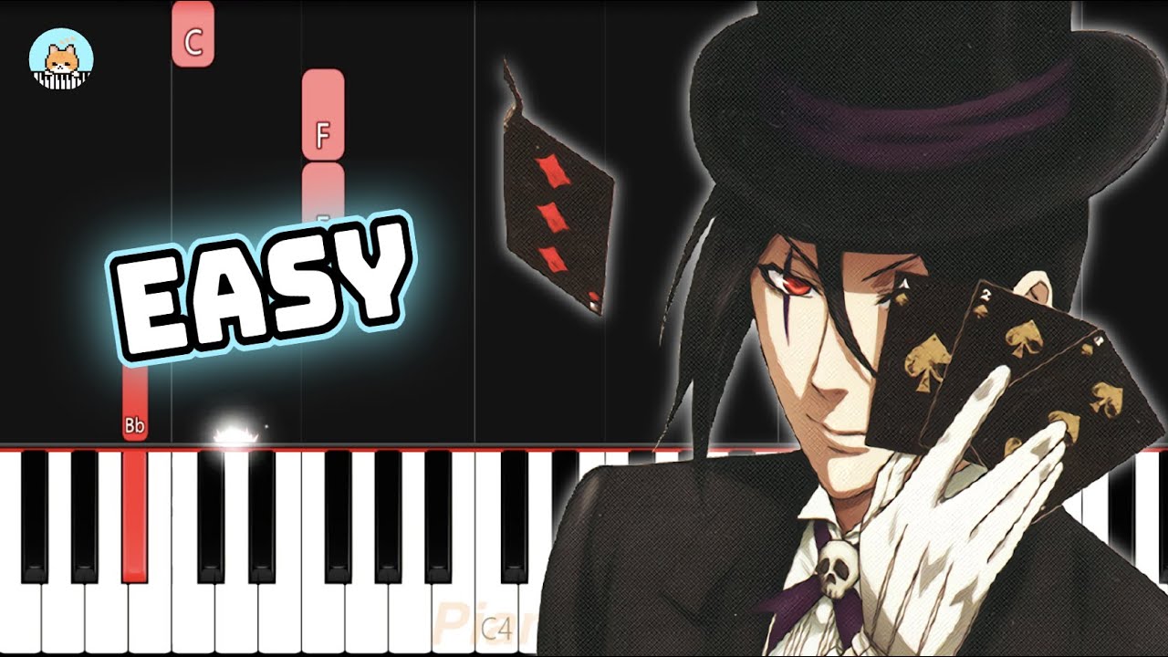 Black Butler: Book of Circus OP - "ENAMEL" - EASY Piano Tutorial ...