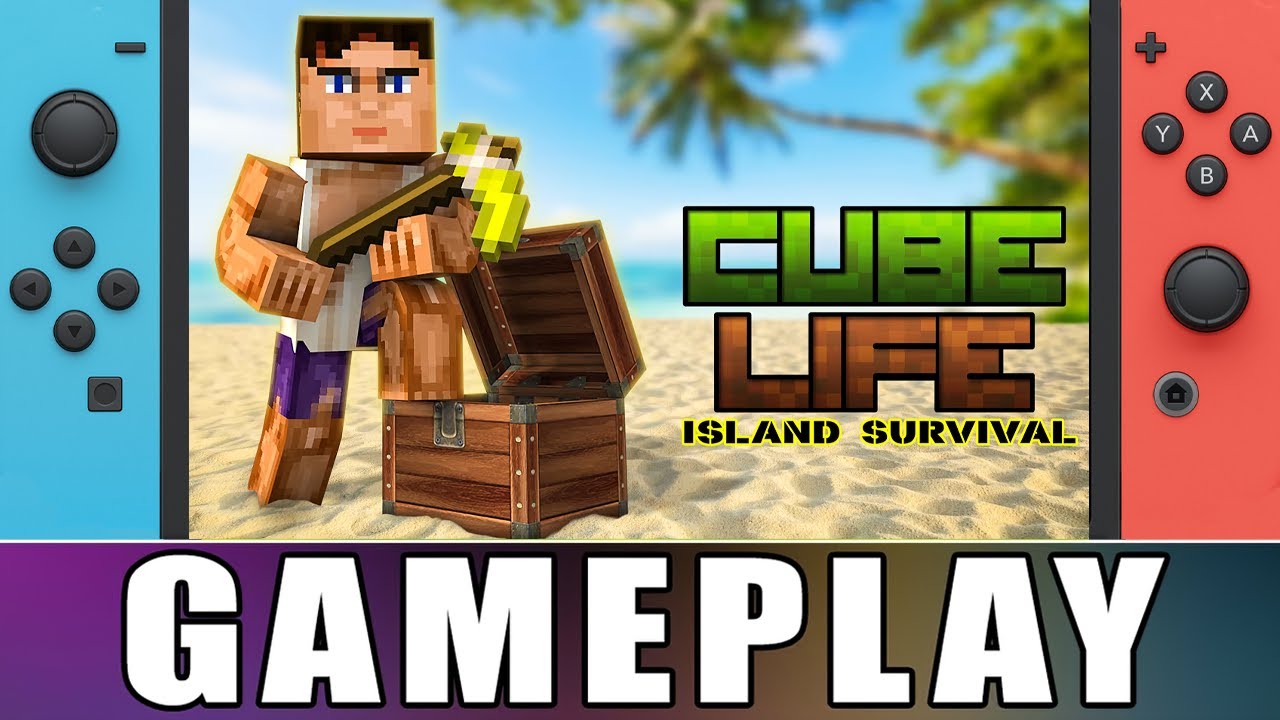 Cube Life: Island Survival Gameplay - Nintendo Switch Games - YouTube