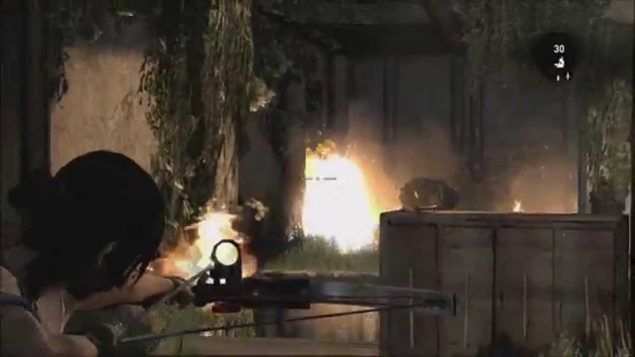 Lara On Fire! Tomb Raider #2 - YouTube