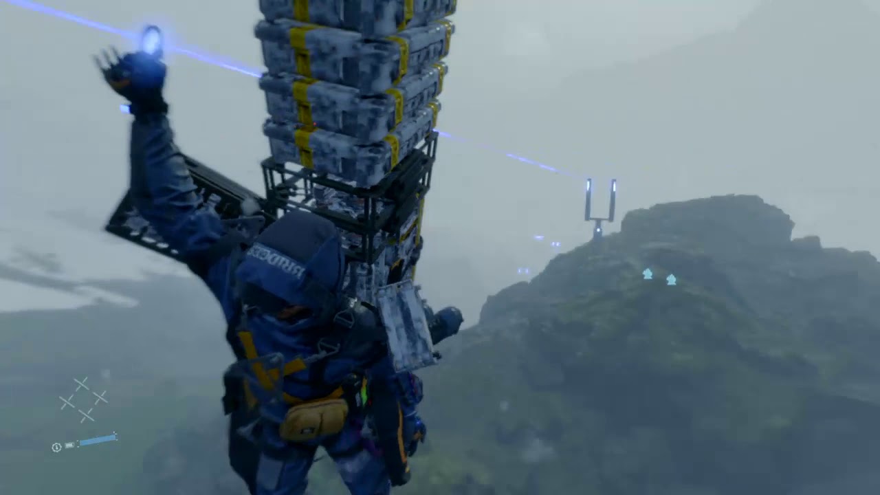 DEATH STRANDING zipline - YouTube