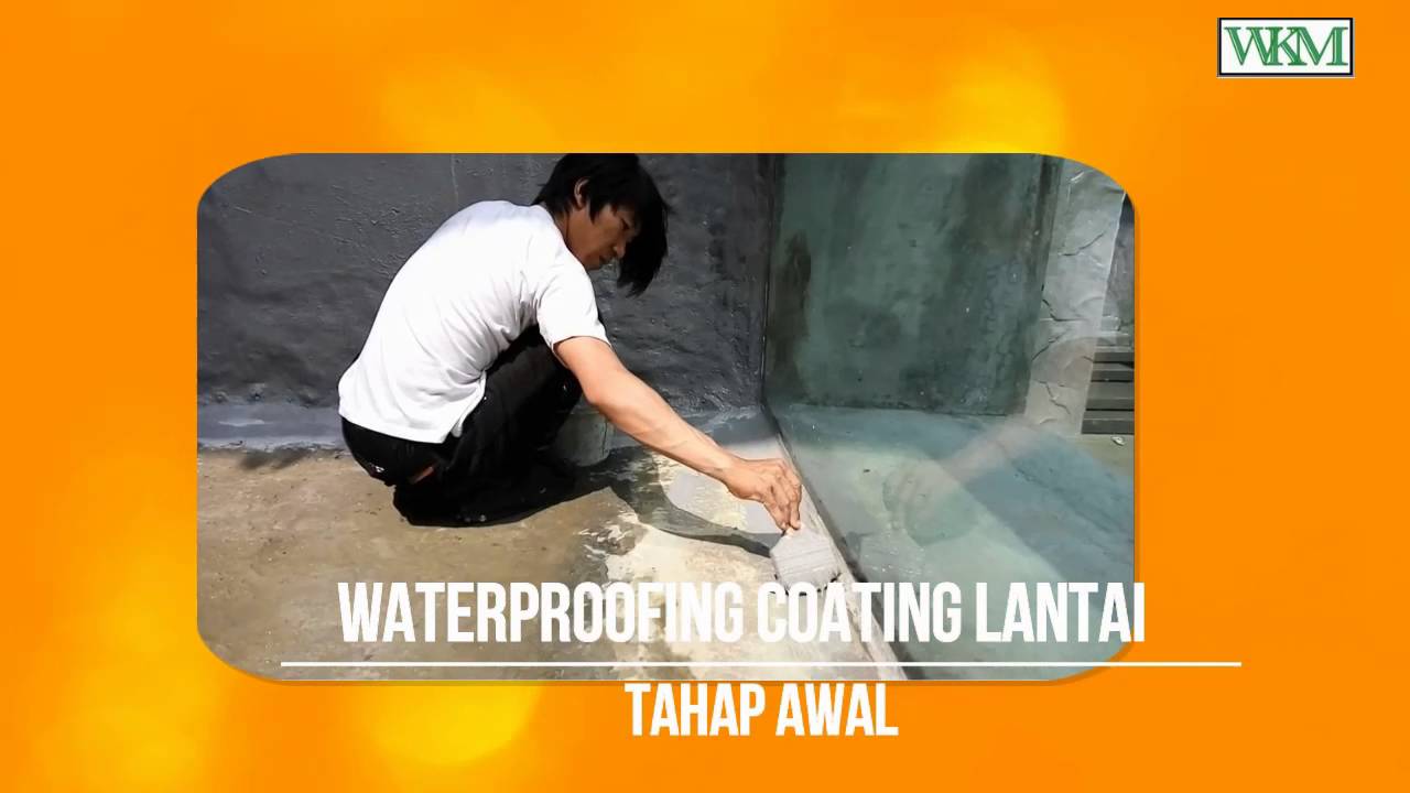 Pekerjaan Waterproofing Coating pada Kolam Renang - YouTube