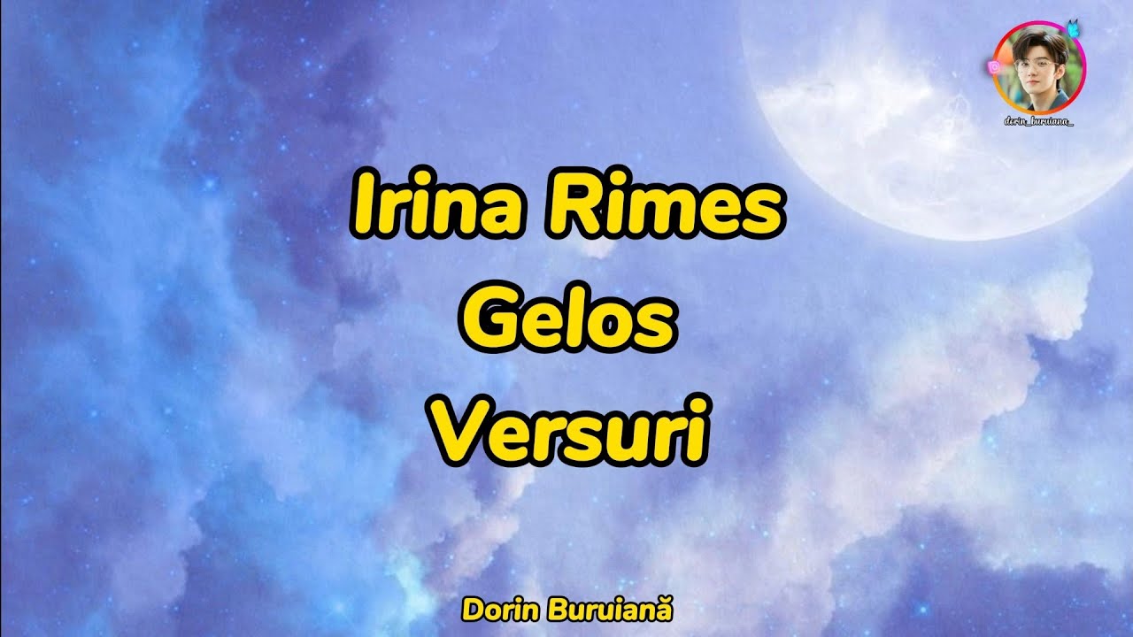 Irina Rimes - Gelos (Versuri/Lyrics Video) - YouTube