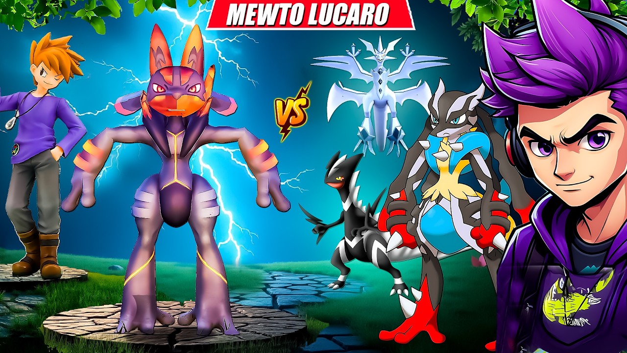 😱FINALLY RETURNS FUSION OF SHADOW MEWTWOLUCARIO🔥LEGENDARY POKEMON ...