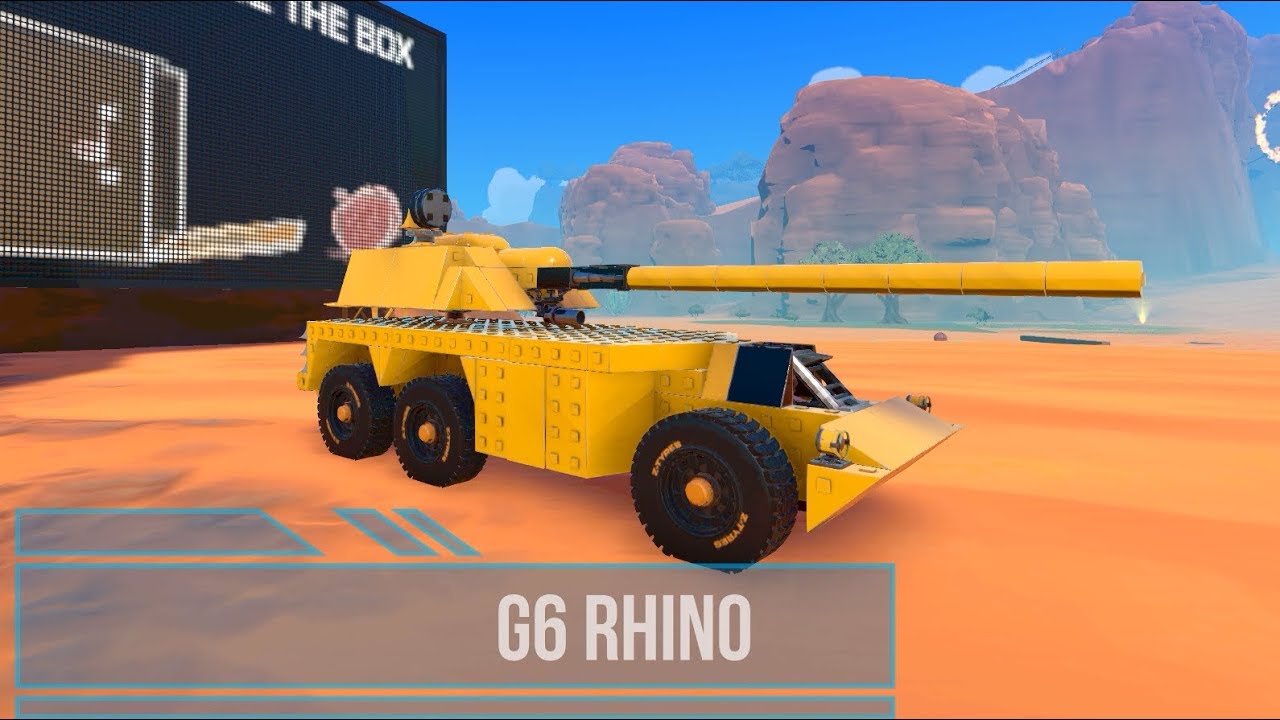 G6 Rhino-155mm of destruction Trailmakers creation - YouTube