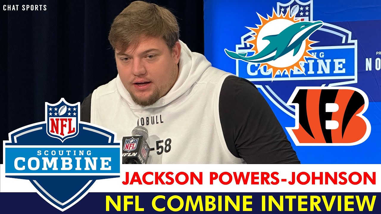 Jackson Powers-Johnson NFL Combine Interview On Jason Kelce, 2024 ...