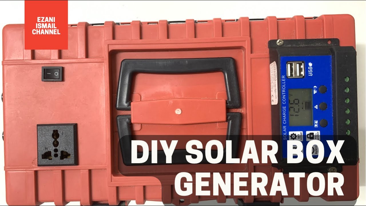 Cara Simple DIY Solar Box Generator - YouTube