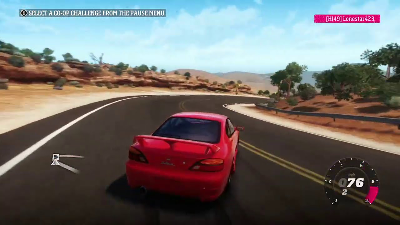 Forza Horizon 1 - Red Rock Downhill Drift - YouTube