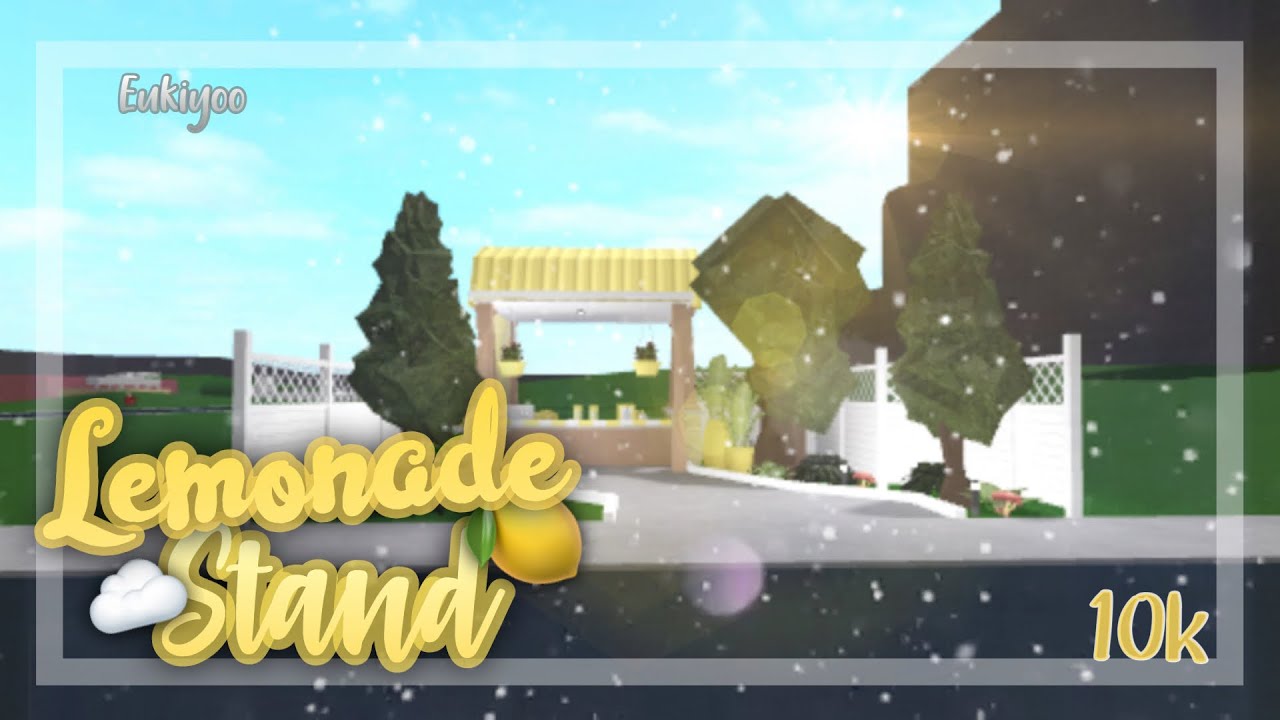 Bloxburg Lemonade Stand Speed Build🍋 | Roblox | eukiyoo | - YouTube