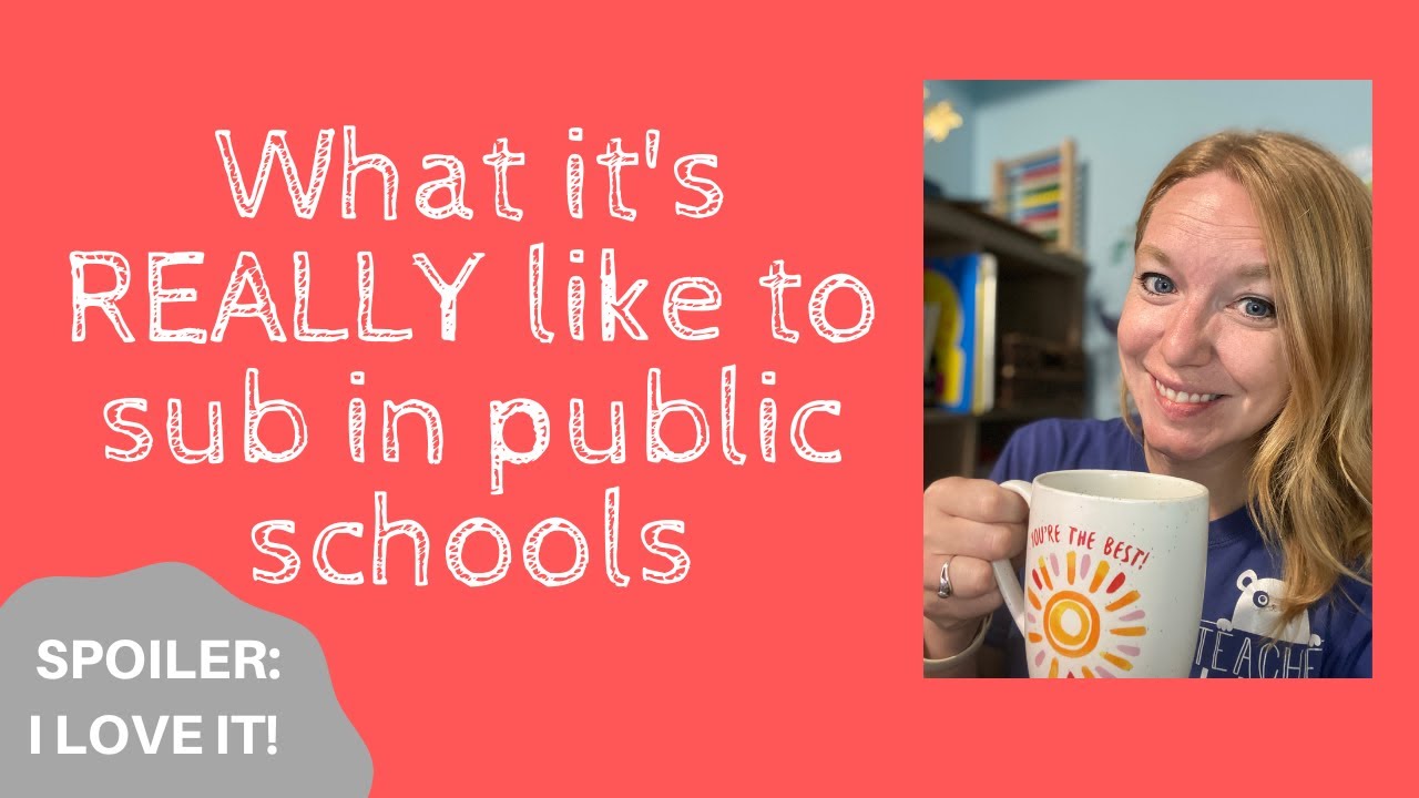 What it's REALLY like subbing in public schools in 2022 - YouTube