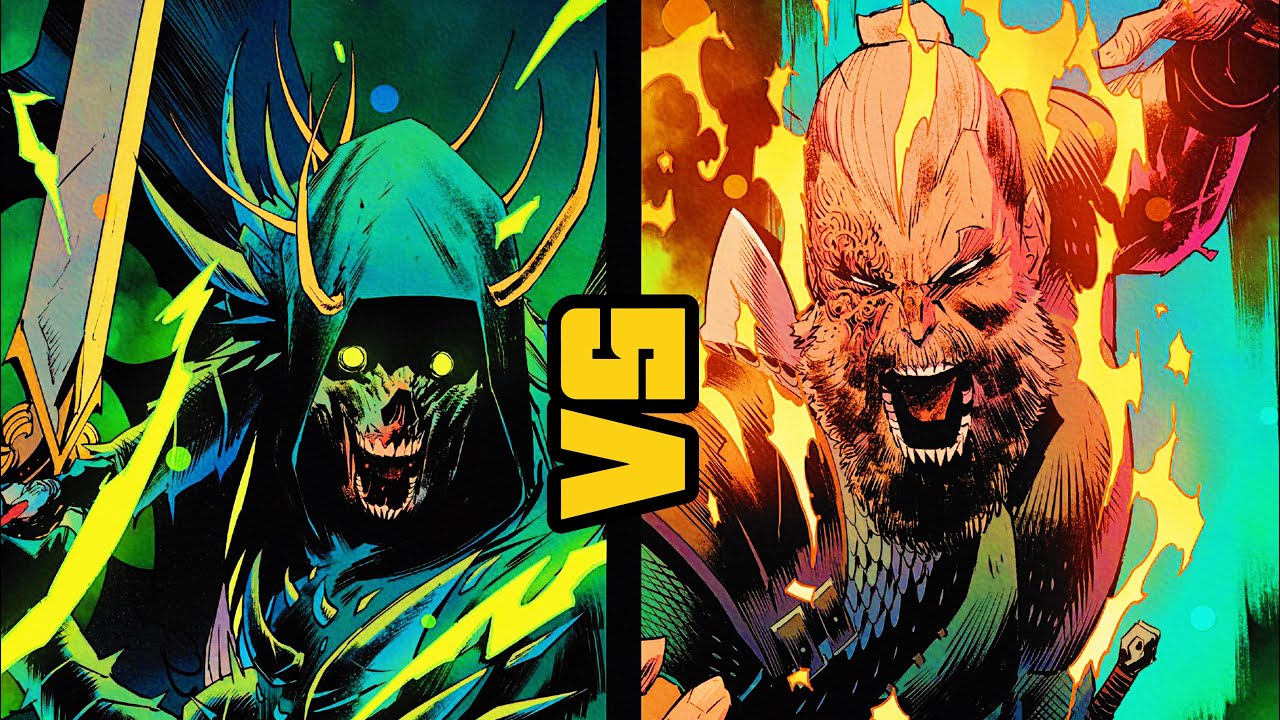 Demon King Arthur Faces Damned Beowulf in Intense Comic Combat! - YouTube