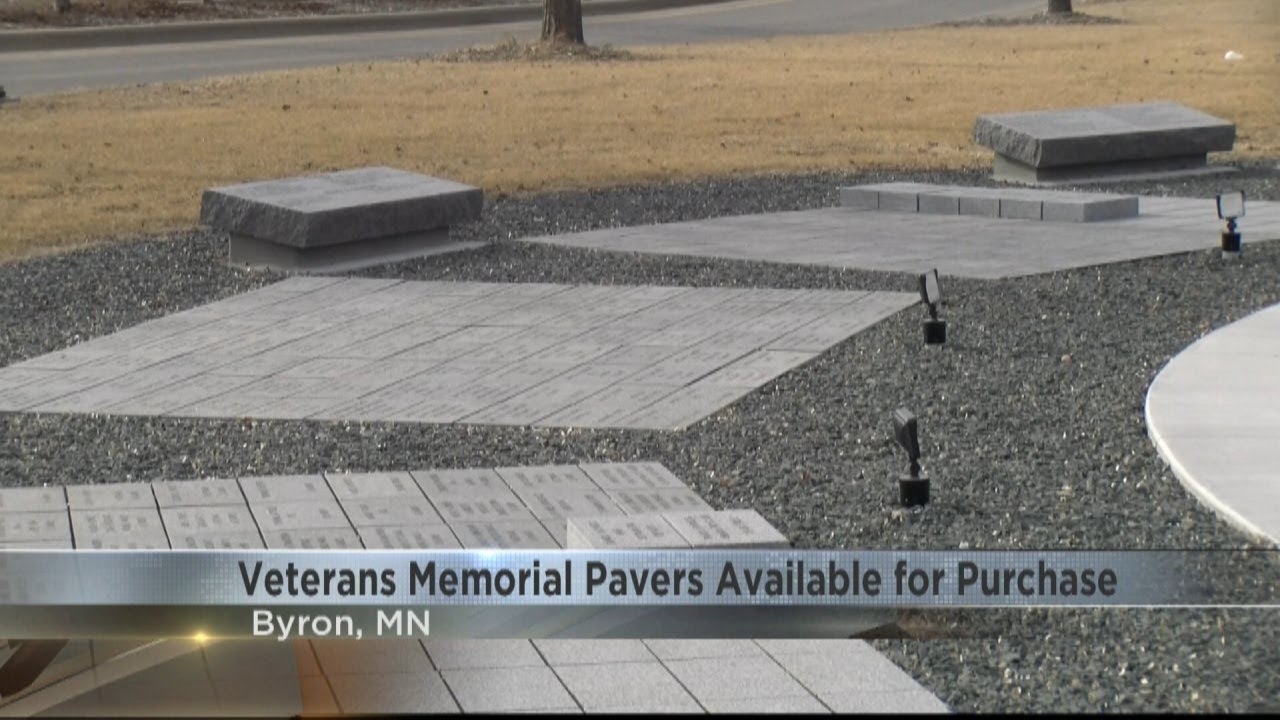 Byron Veteran Memorial pavers still available for purchase as installation is set to begin - YouTube