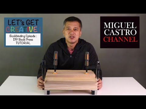 DIY Book Press - YouTube