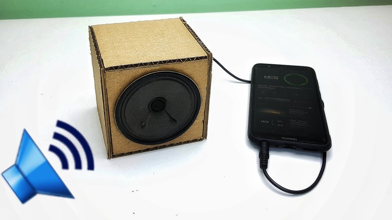 CÓMO HACER UN ALTAVOZ o BOCINA DE CARTÓN - YouTube