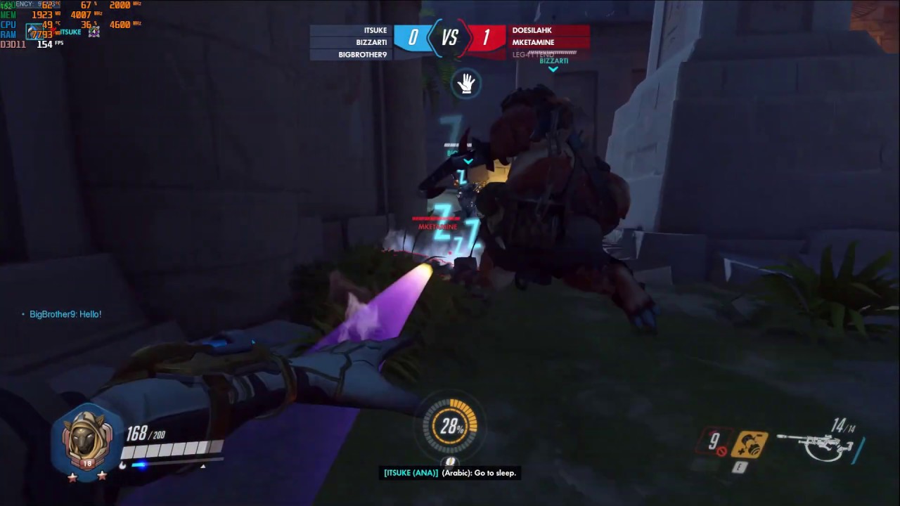Overwatch Ana sleep - YouTube