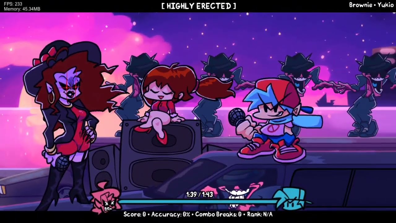 High Erect [Official] + Fnf Vibin Mod "RTX" - YouTube