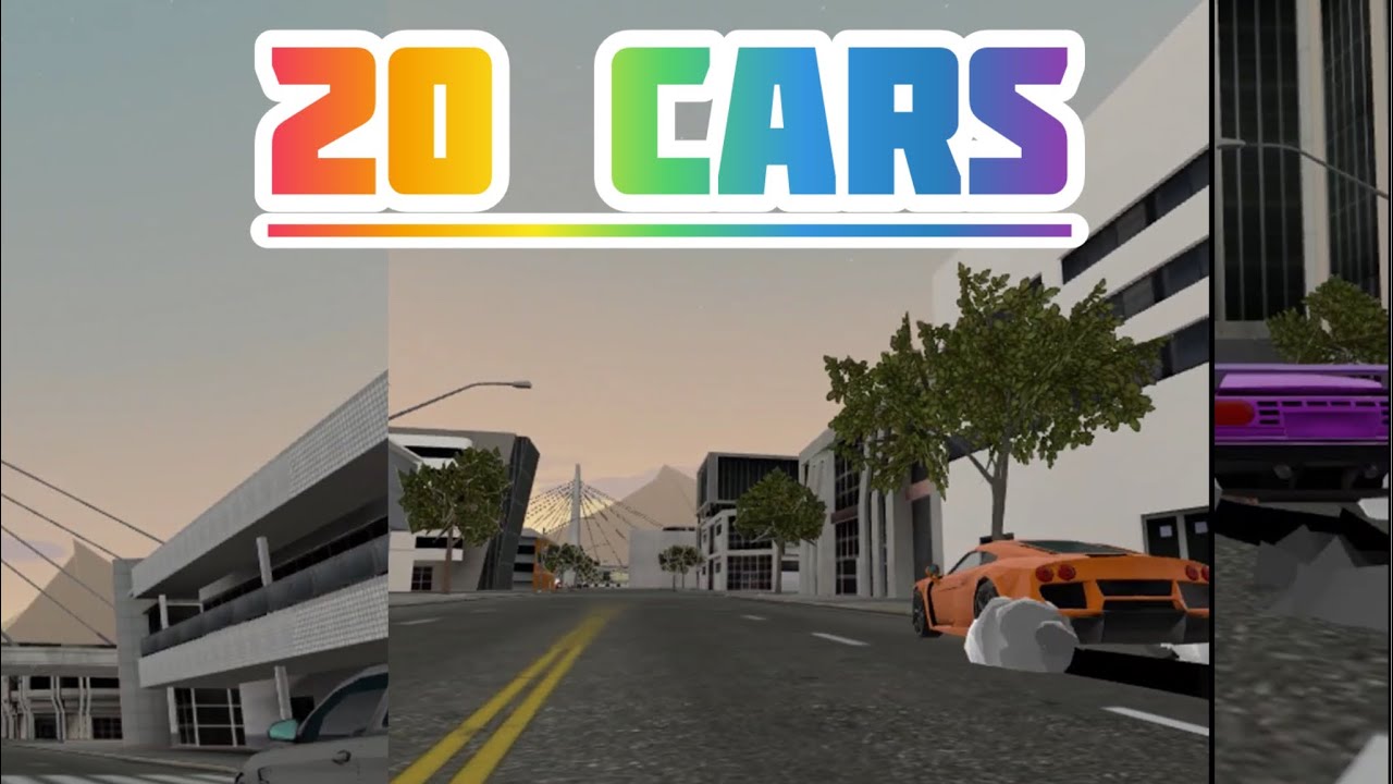 City drift racing (20 cars) - YouTube