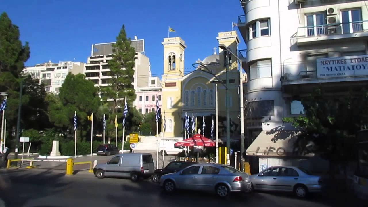 Eglise dans le port du Pirée en grèce - 希腊比雷埃夫斯教堂 Piraeus port church ...