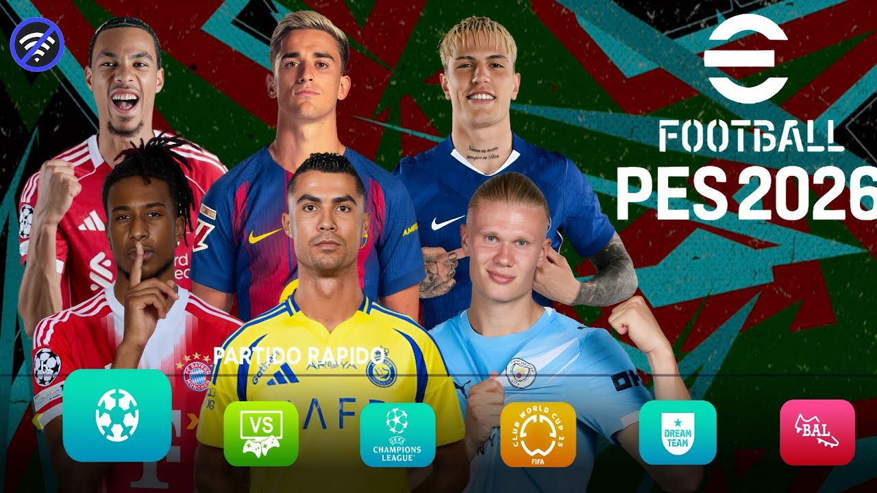 eFOOTBALL PES 2026 PPSSPP NEW UPDATE LATEST KITS & TRANSFERS 2025/26 ...