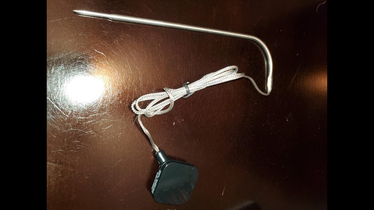 NutriChef Smart Bluetooth BBQ Thermometer - Upgraded Stainless Probe ...