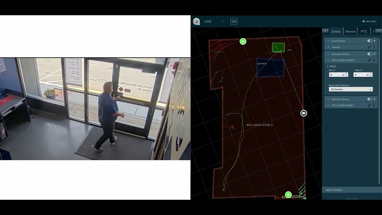 Lidar in Retail location - YouTube