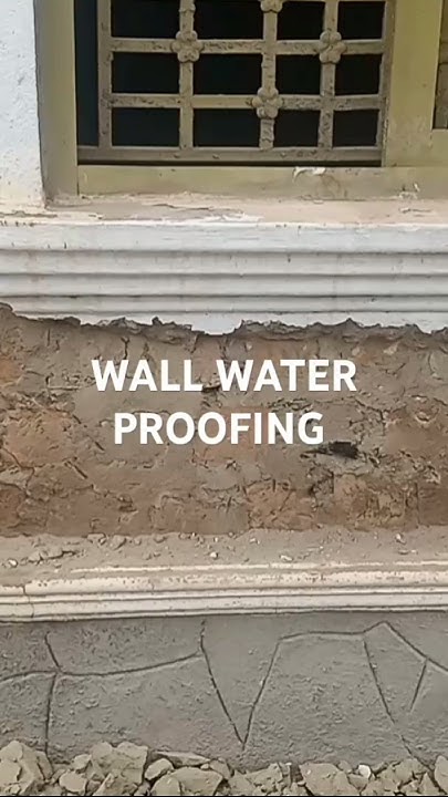 DAY 1:WALL WATER PROOFING/DAMPNESS TREATMENT - YouTube