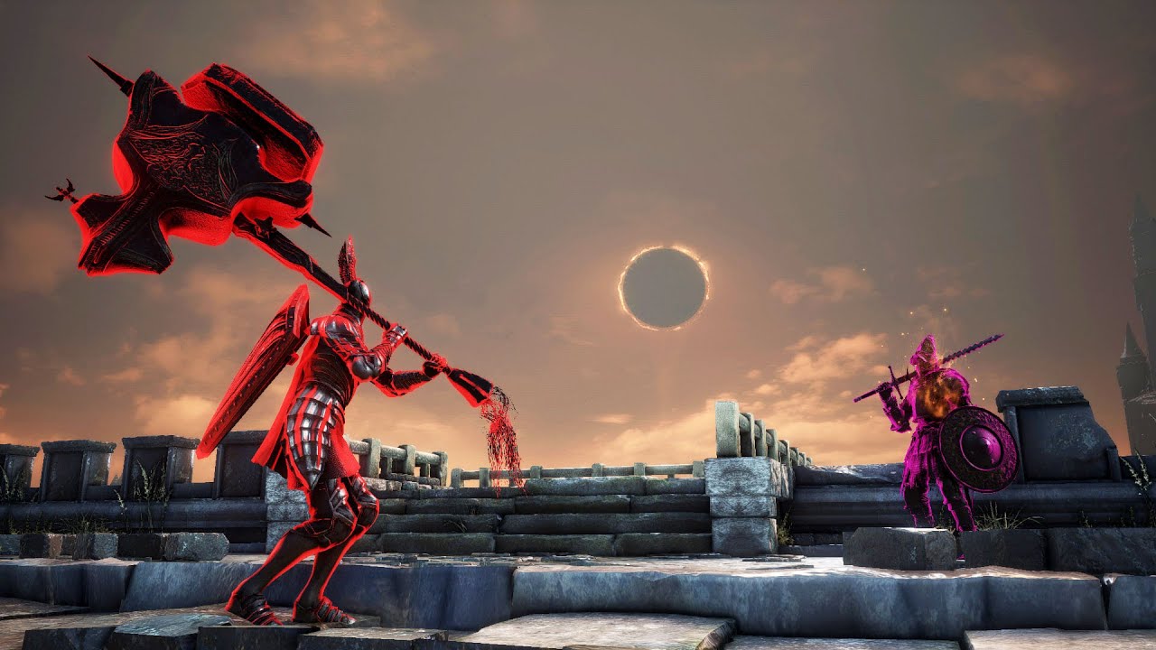 Holy Knight Hodrick VS Silver Knight Ledo - YouTube