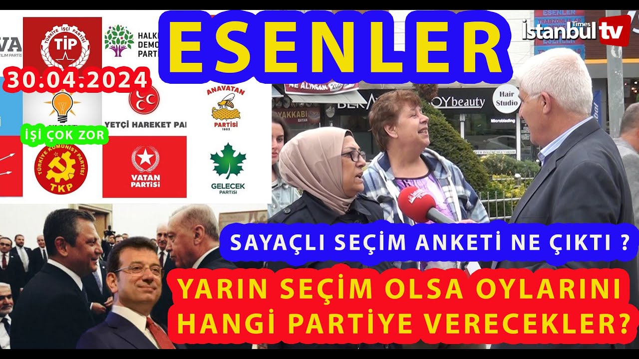 (SAYAÇLI)YARIN BİR ERKEN GENEL SEÇİM OLUSA OYUNUZU HANGİ PARTİYE OY ...