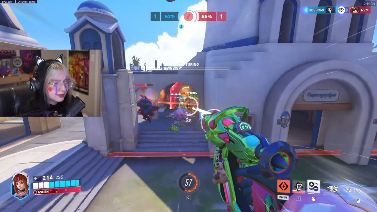 ASPEN BEST JUNO - OVERWATCH 2 SEASON 13 TOP 500 - YouTube