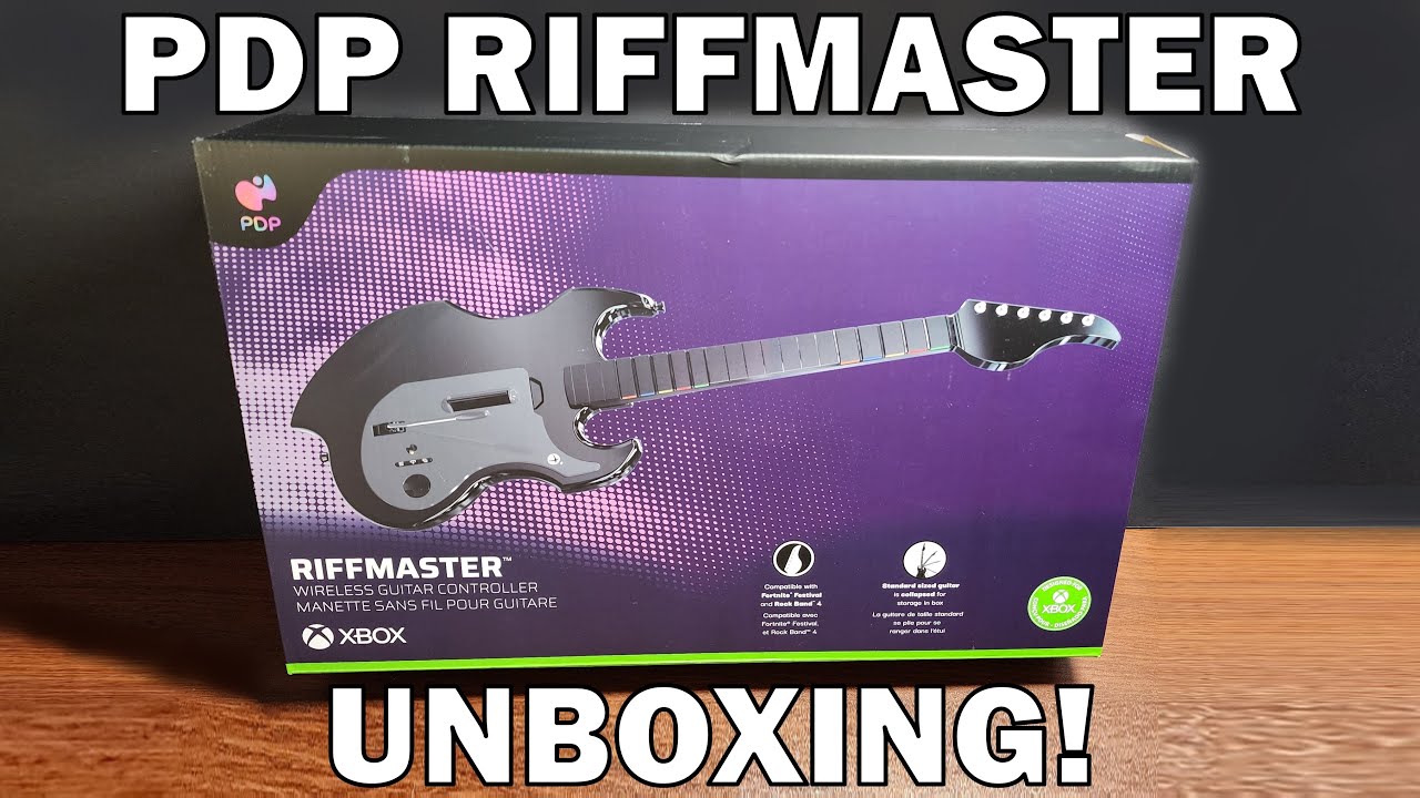 Unboxing My PDP Riffmaster Wireless Guitar Controller for Xbox Series X ...