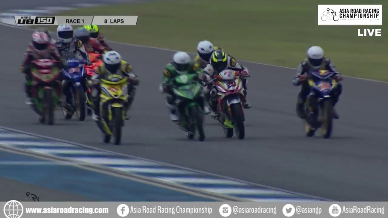 [REPLAY] Underbone 150cc Race 1 Highlights - 2017 Rd2 Thailand - YouTube