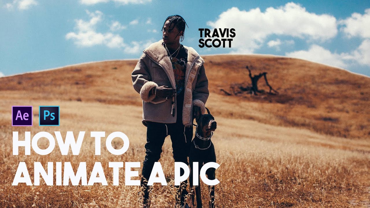 Animate a pic of Travis Scott (tuto) - YouTube
