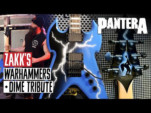 Zakk Wylde's Dimebag Darrell Tribute & Wylde Audio Warhammer Guitars on Tour with Pantera