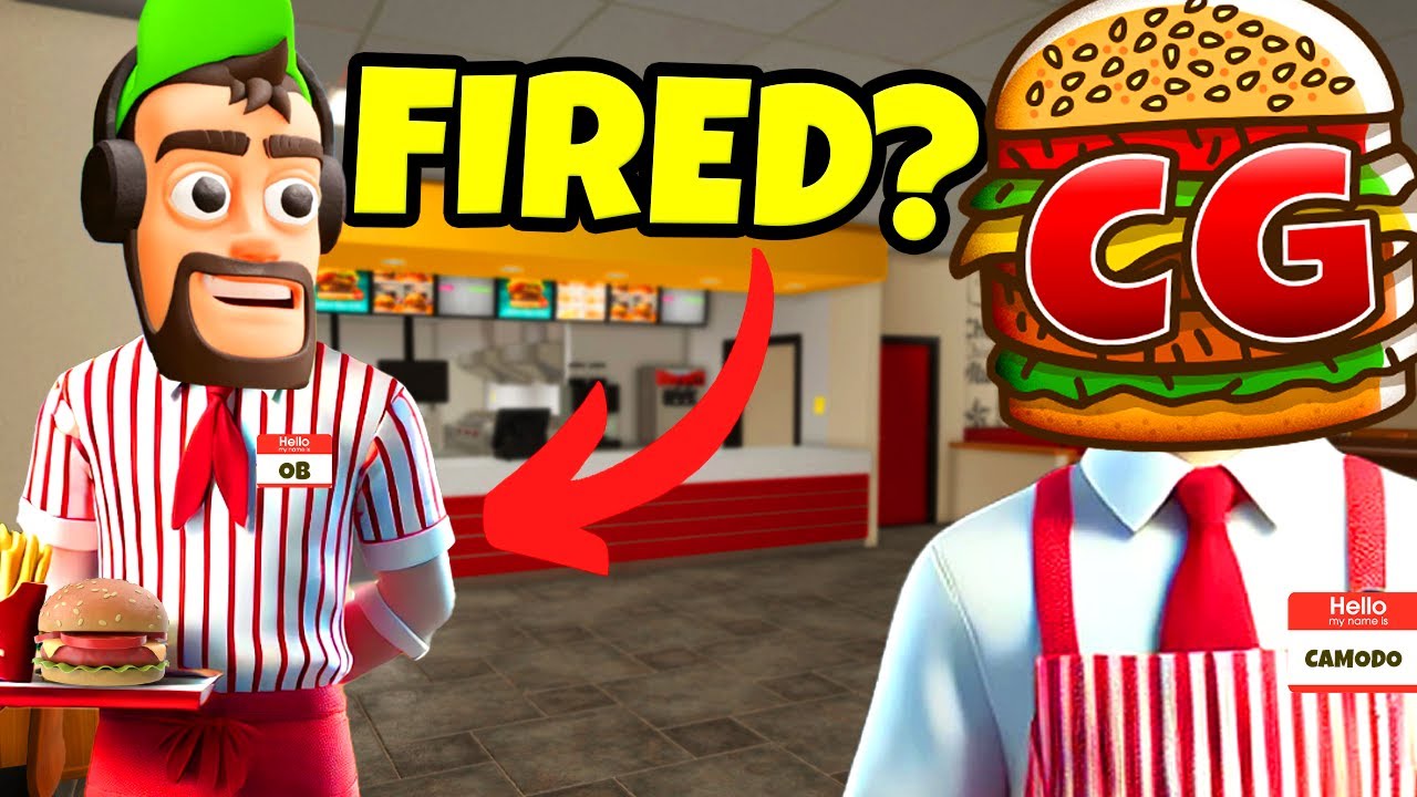 I FIRED OB and Hired WORKERS For Our Restaurant in Fast Food Simulator ... I FIRED OB and Hired WORKERS For Our Restaurant in Fast Food Simulator ...