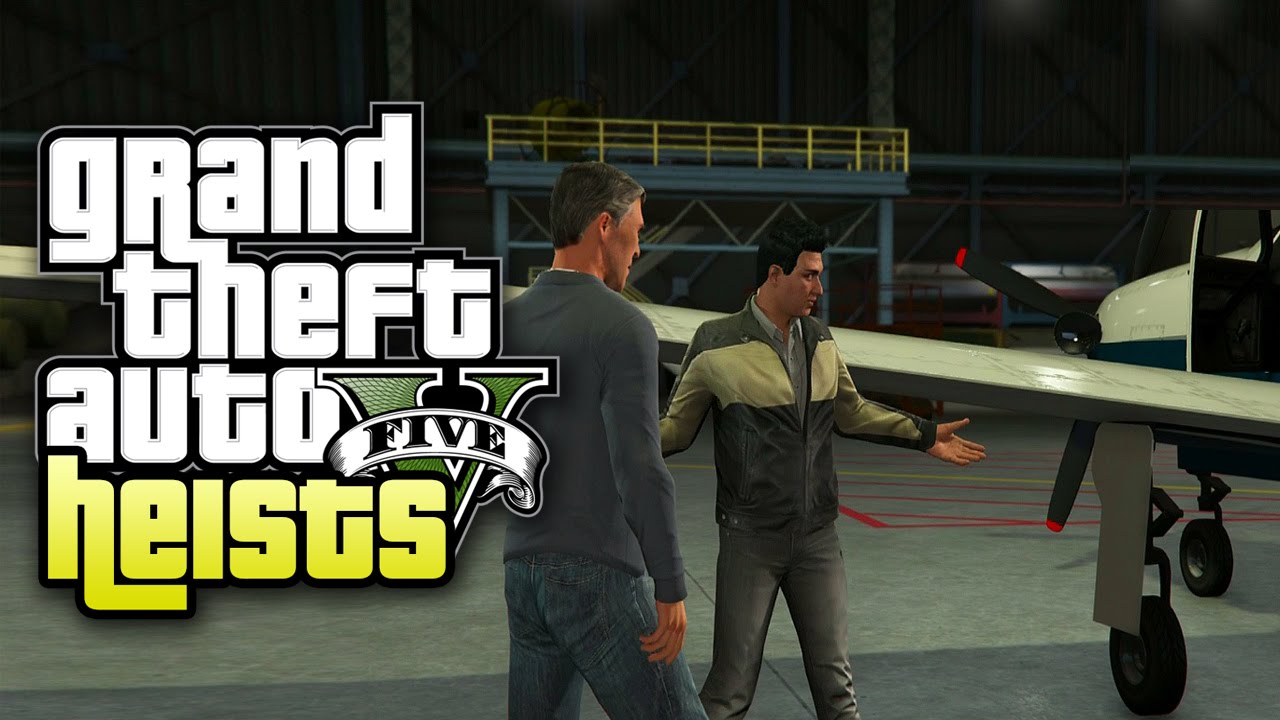 Grand Theft Auto V Heists - Part 4 - Plane (Heist #2: The Prison Break ...
