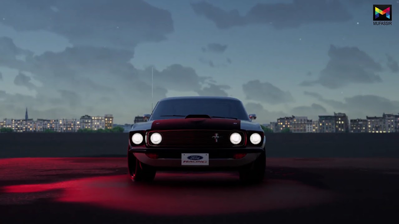 Mustang Car Animation | 3D Art - YouTube