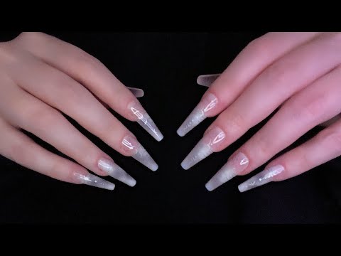 ASMR  1 HOUR ✨long nails tapping, no talking