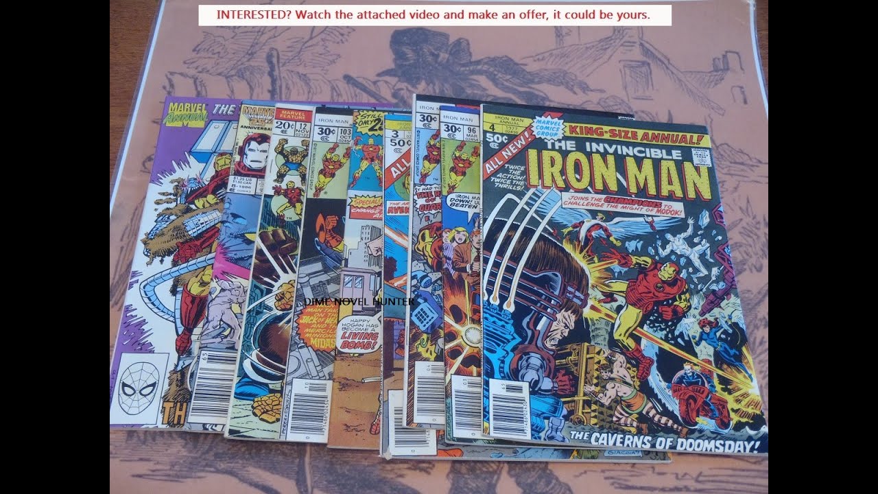 9 ISSUES INVINCIBLE IRON MAN - YouTube