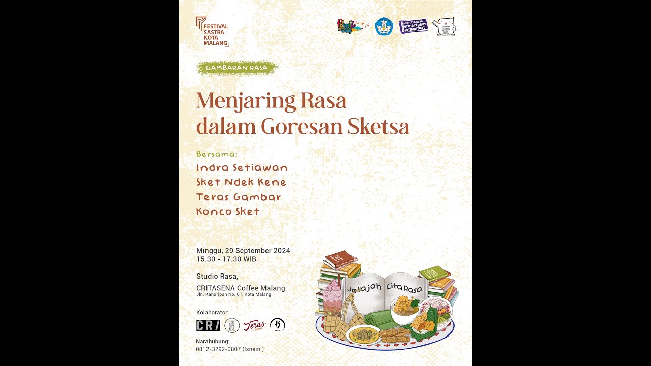 Gambaran Rasa - Menjaring Rasa dalam Goresan Sketsa #FSKM2024 - YouTube