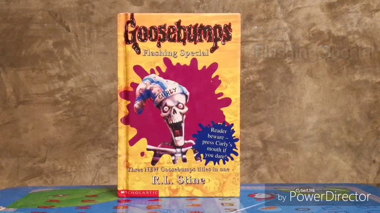 Goosebumps Flashing special: Book review! rare book! - YouTube
