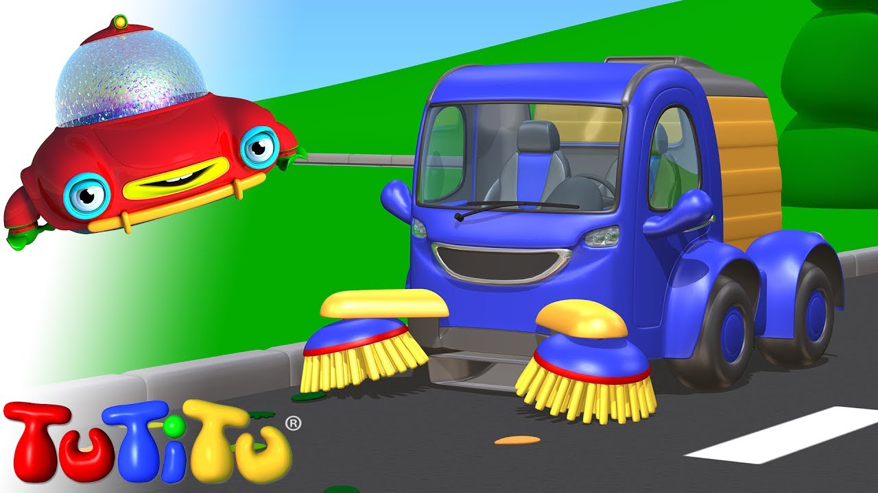 🎁TuTiTu Builds a Street Sweeper - 🤩Fun Toddler Learning with Easy Toy ...