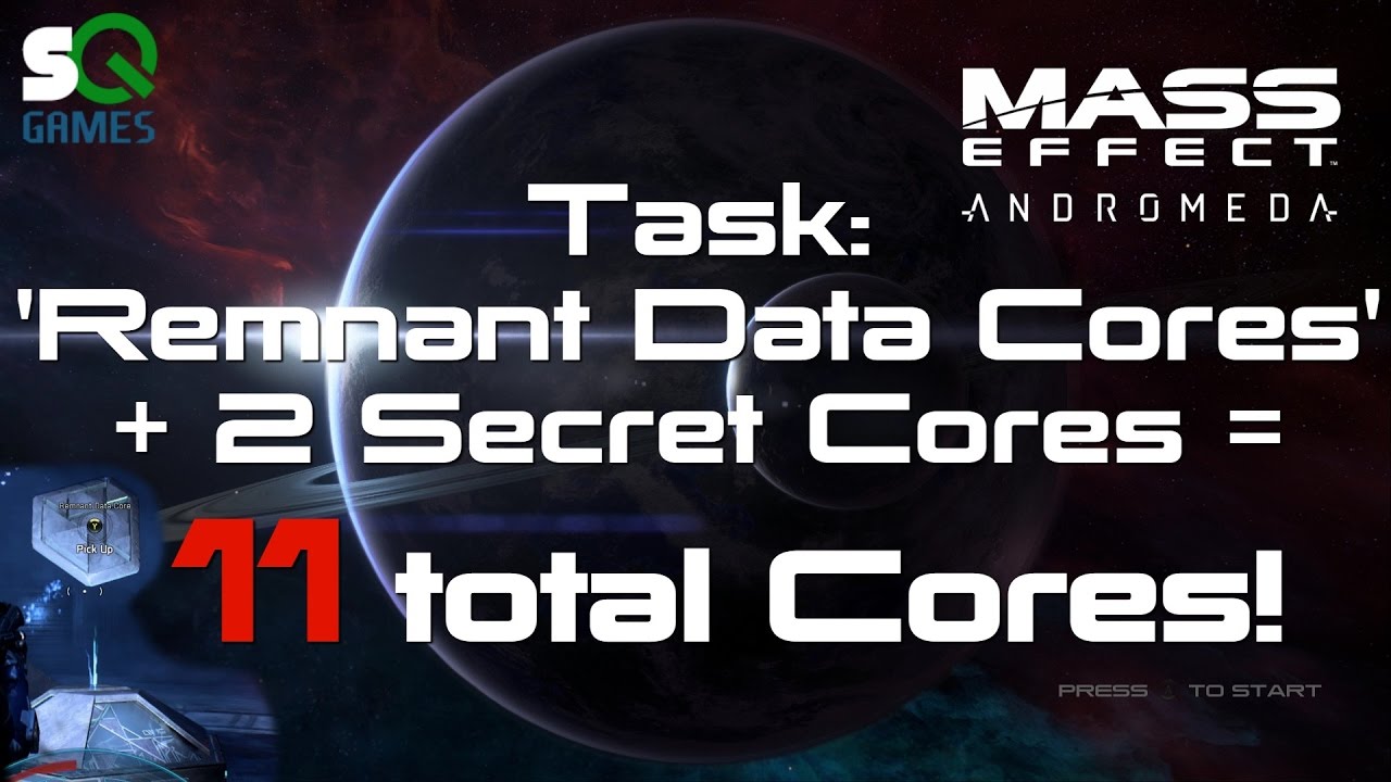 Mass Effect: Andromeda 11 Remnant Data Core locations for Peebee's Task ...
