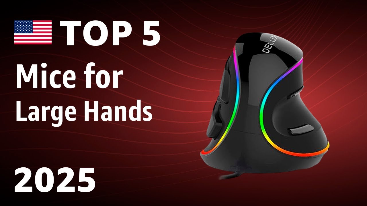 TOP—5. Best Mice for Large Hands 2025 - YouTube
