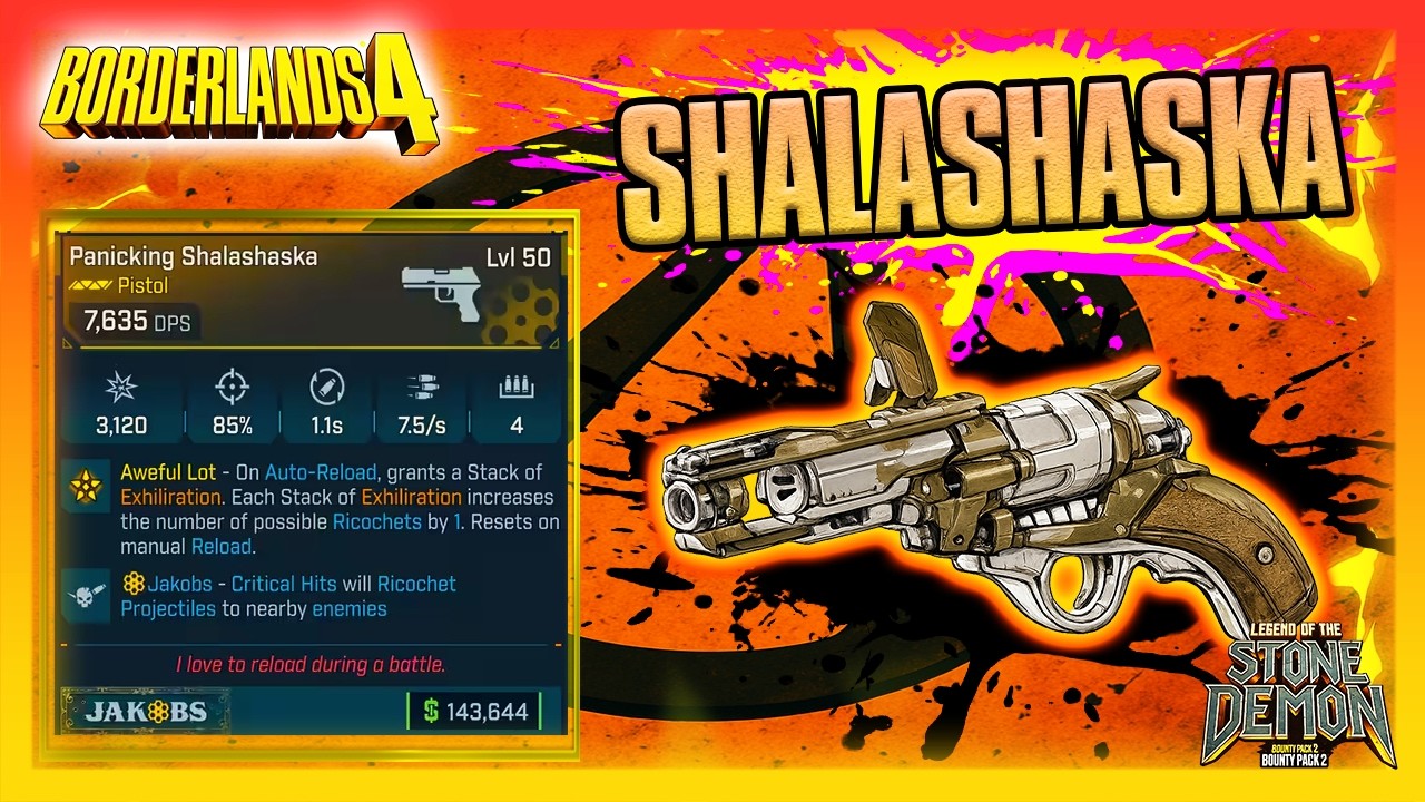 Borderlands 4 | Shalashaska Legendary Weapon Guide! - YouTube
